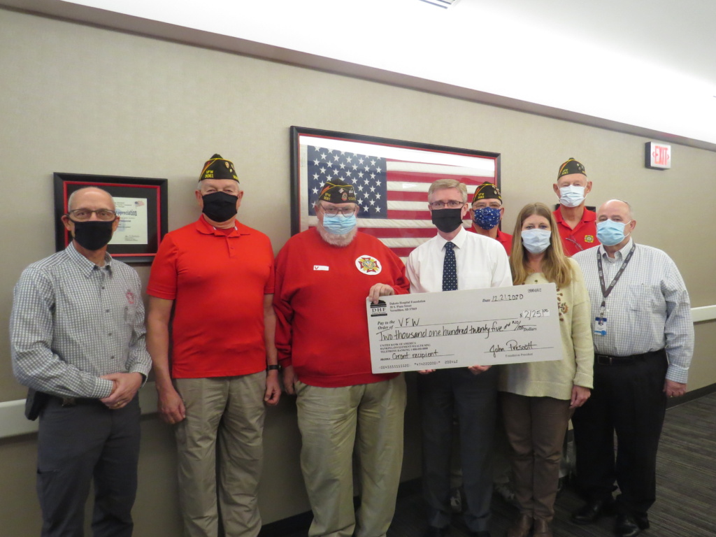 The Vermillion Veterans of Foreign Wars (VFW) receives grant award from ...
